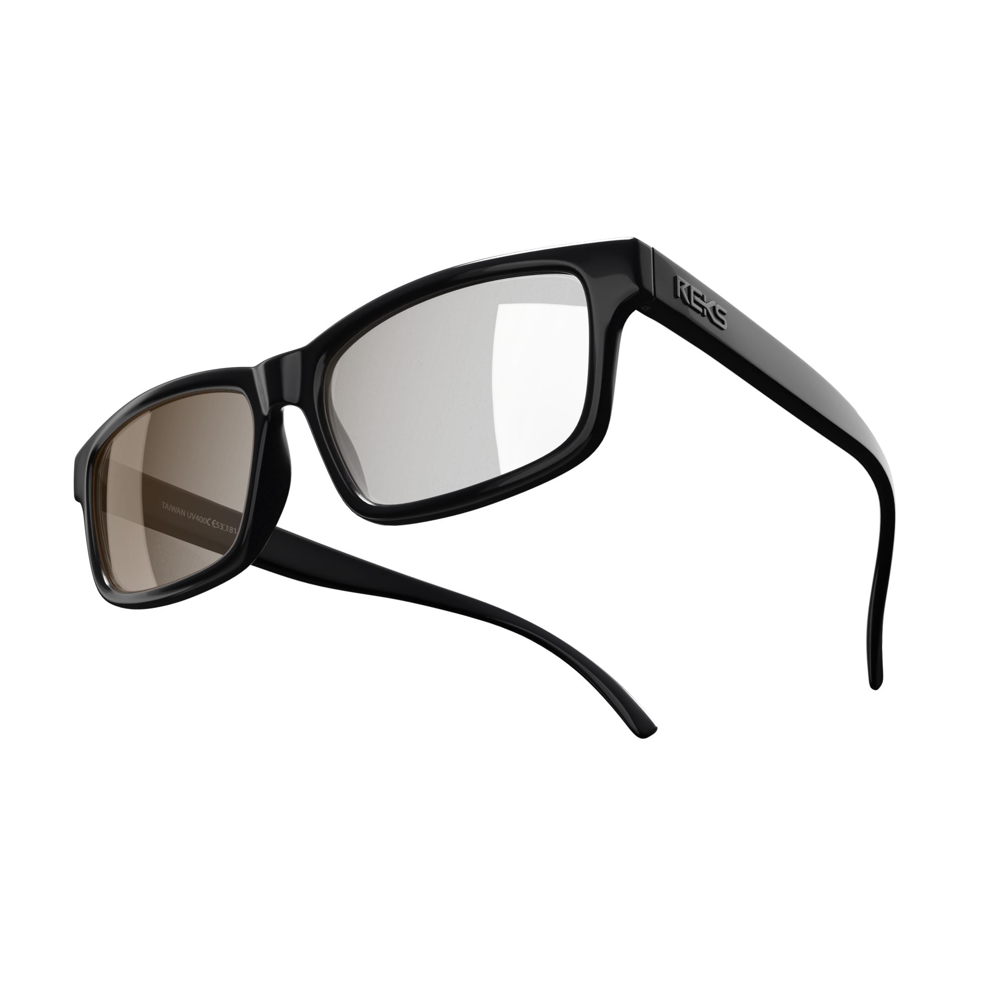 Rectangle Black Glossy Transitions® Xtra Active Prescription Sunglasse ...