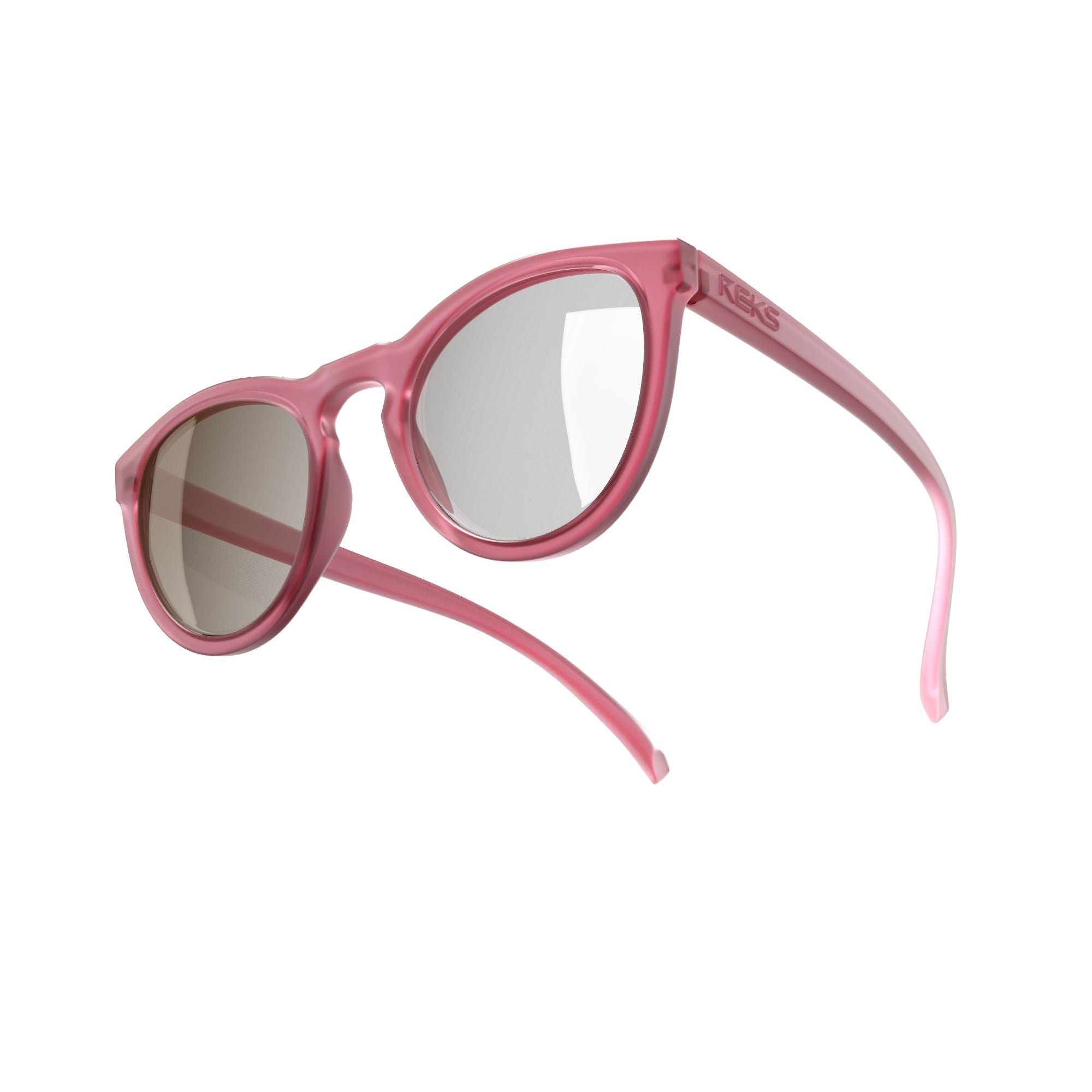 Round Pink Transitions® Signature Prescription Sunglasses – REKS®