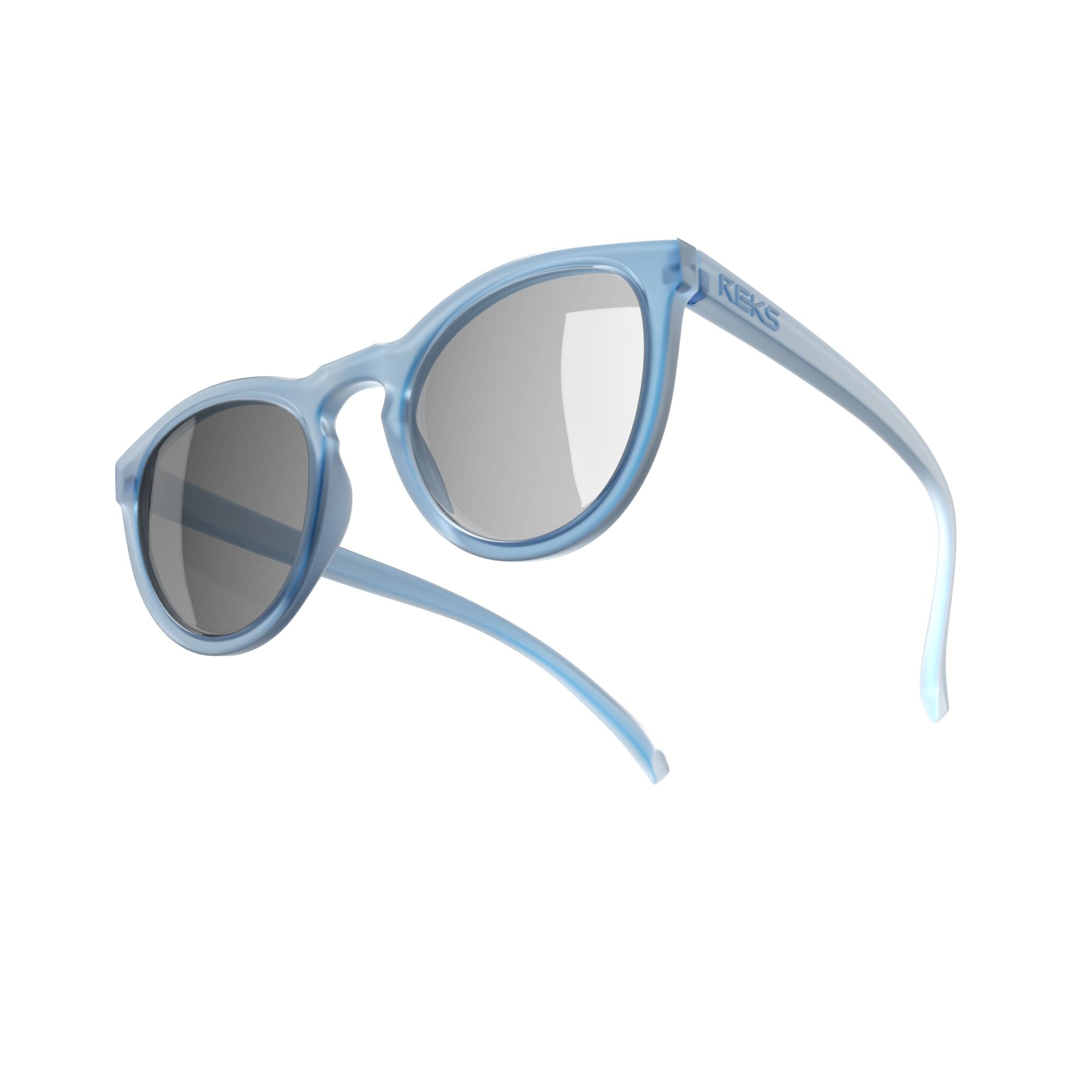 Round Blue Transitions® Trivex® XTRActive Polarized Prescription Sungl ...